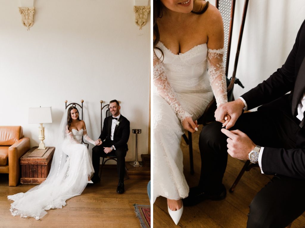 Cozy Intimate Wedding at Commodore Perry Estate - ambervickery.com