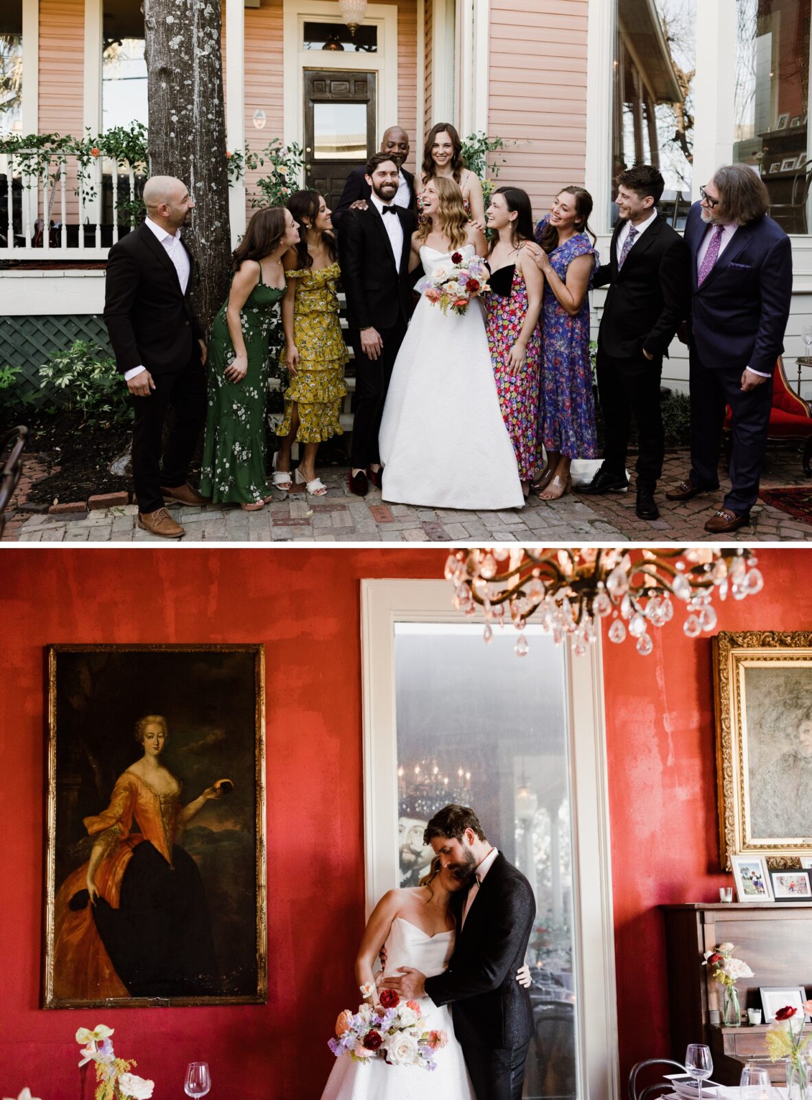 Intimate Spring Wedding at Justine's Secret House - ambervickery.com