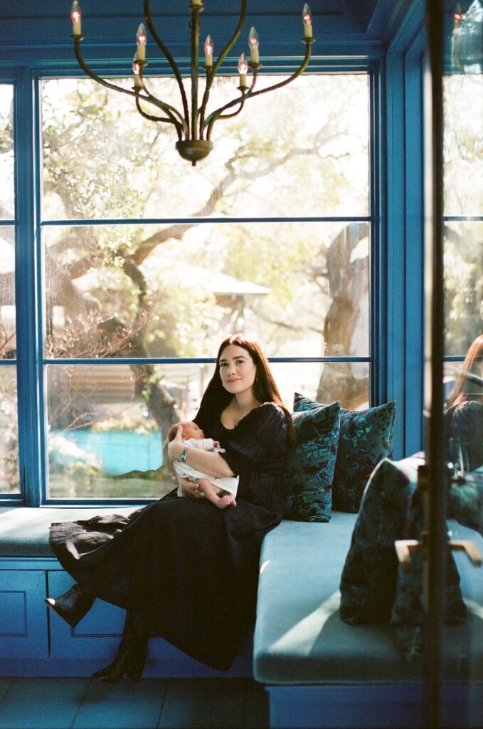Austin Newborn Session at Hotel Saint Cecilia - ambervickery.com