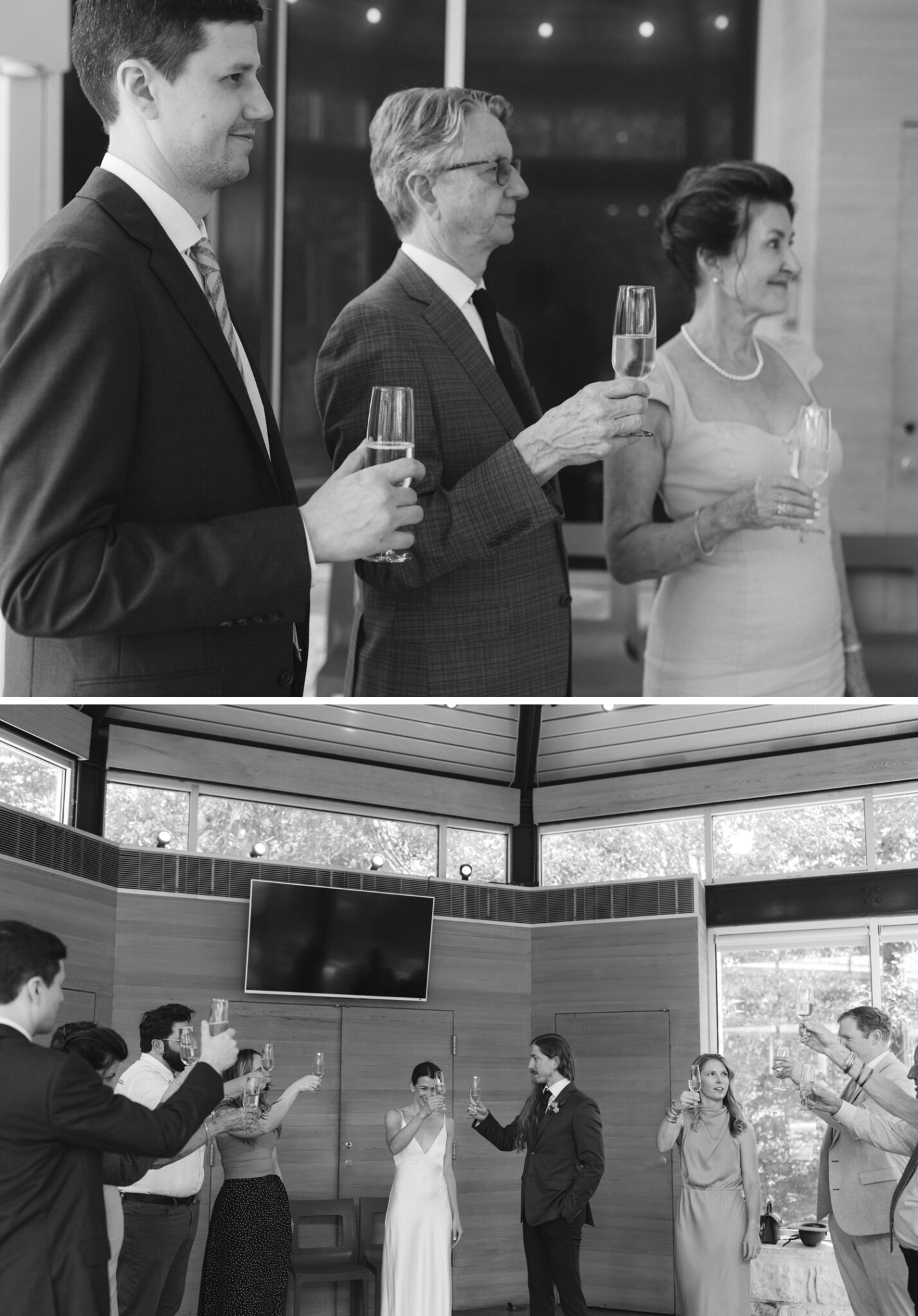 Intimate Outdoor Wedding at the UMLAUF Sculpture Garden - ambervickery.com
