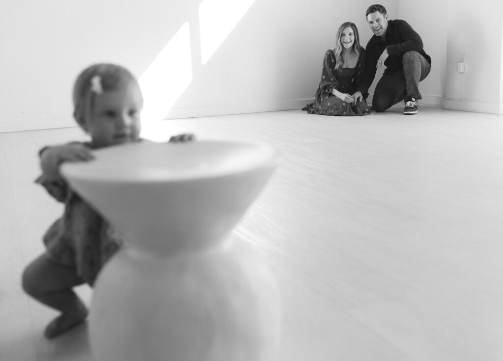 Natural Light Studio Family Session for Andie's First Birthday ...